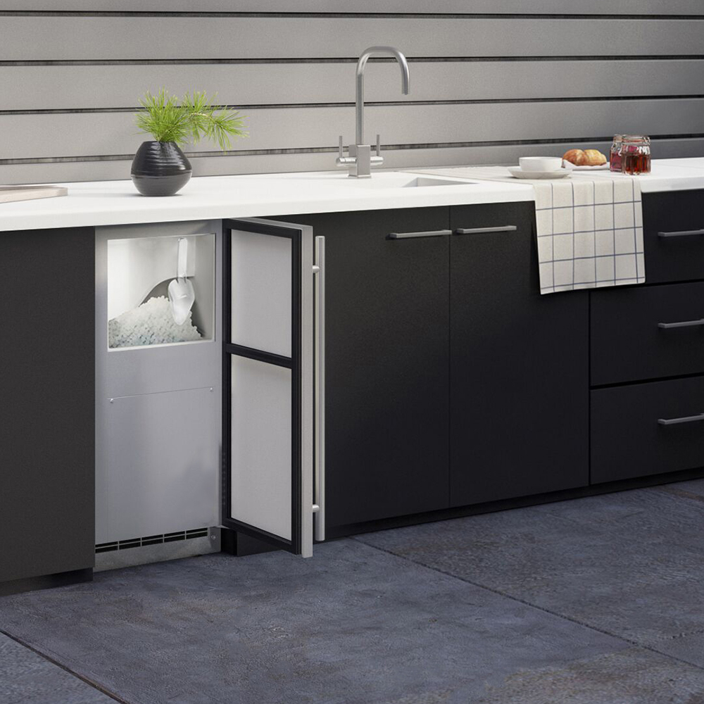 Perlick 80lb 15 Inch Undercounter ADA Signature Series Cubelet Ice ...