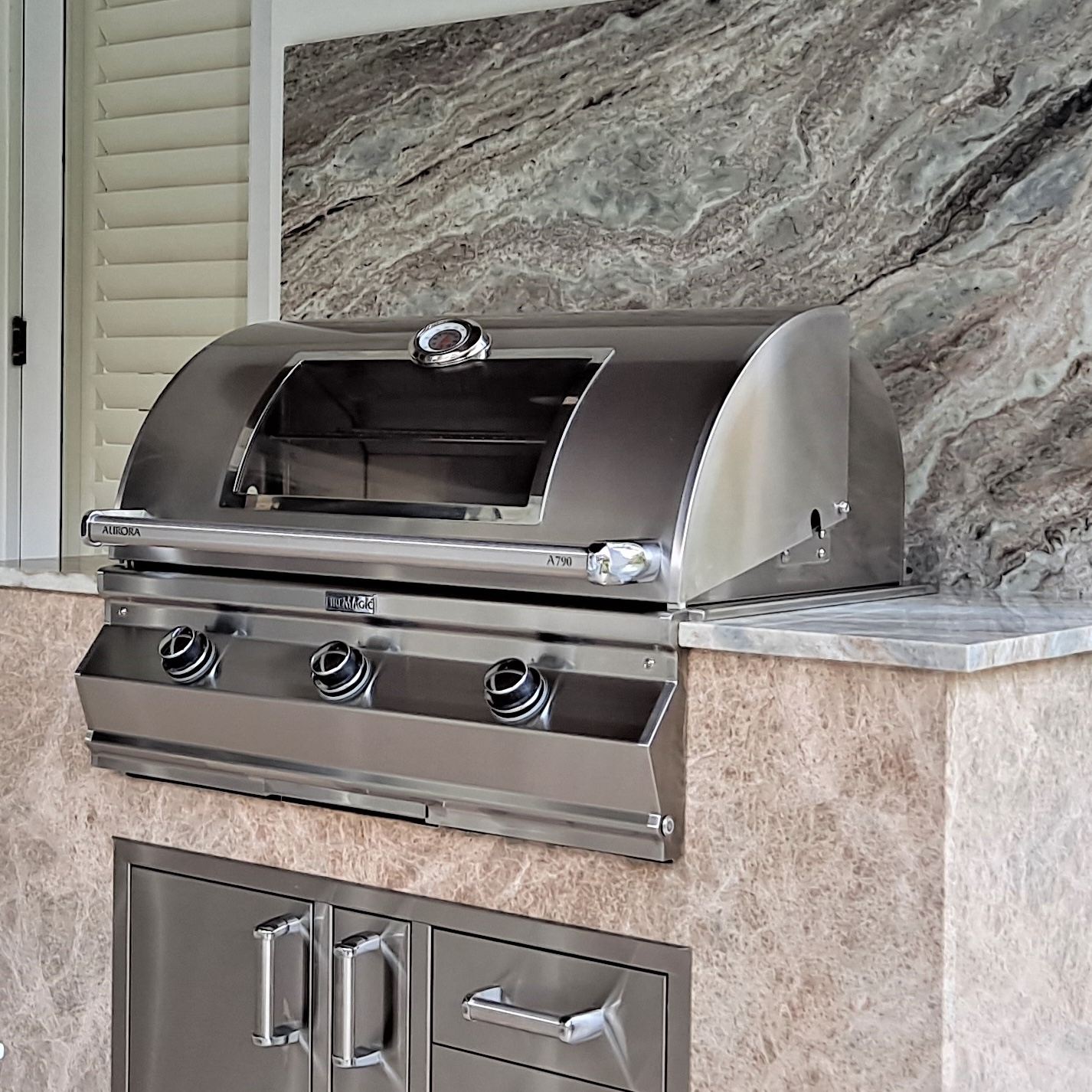 Fire Magic Aurora A790I 36-Inch Built-In Natural Gas Grill With One ...